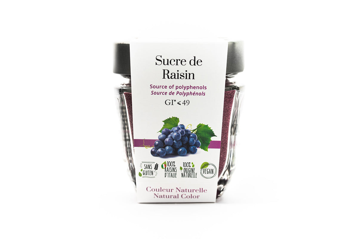 Sucre de raisin avec polyphénols | Sucre vegan – Nascita